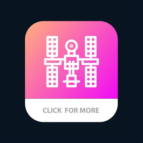 Complex Orbital Platform Satellite Space Mobile App Button Android