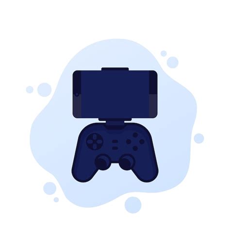 Premium Vector Gamepad For Smartphone Icon Game Controller And Phone