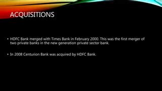 Presentation On Hdfc Bank PPTX
