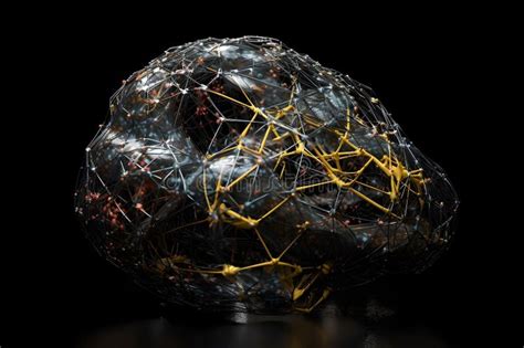 Neural Network Interconnected Artifical Intelligence Conceptual Illustration Generative Ai