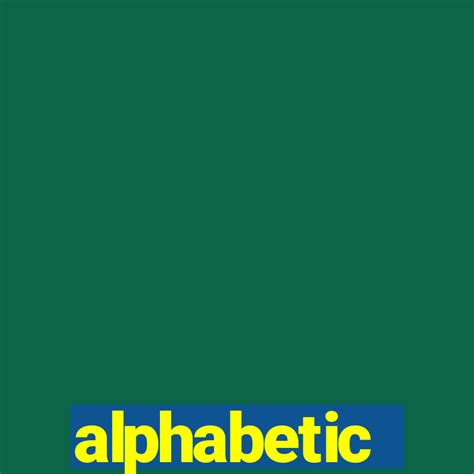 Alphabetic