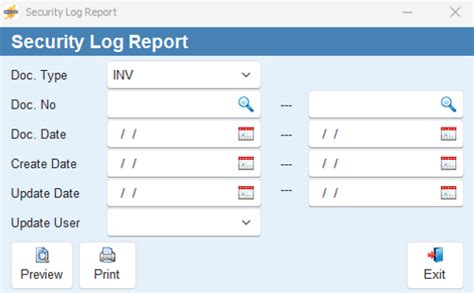 Security Log Report Mastersoft Docs