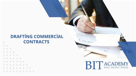 Drafting Commercial Contracts – BIT Academy