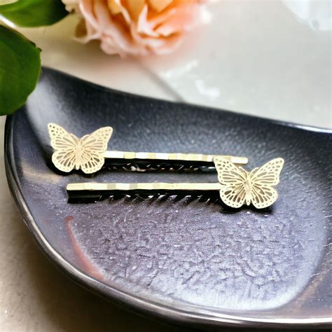 Gold Butterfly Hair Pins Hair Pins For Woman Trendy Hair Clips