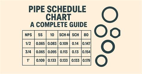 Pipe Schedule Chart A Complete Guide 2025 Mech Forged