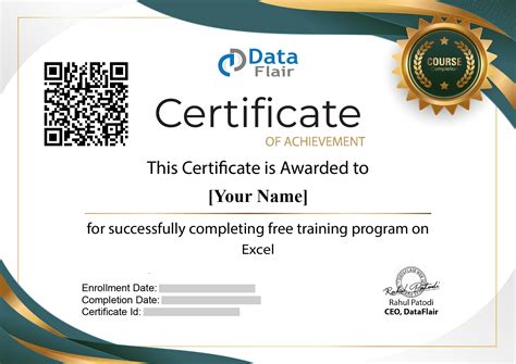 Free Microsoft Excel Certification Course Dataflair