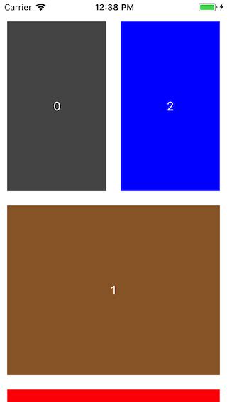 Ios Uicollectionviewlayout Small And Large Cell Auto Layout Stack