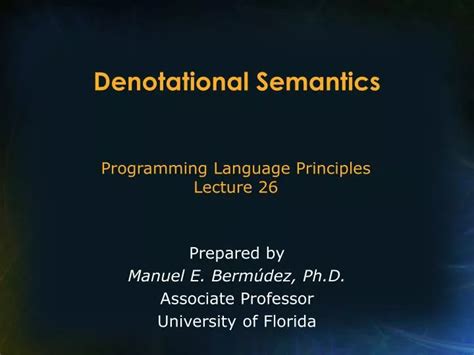 Ppt Denotational Semantics Powerpoint Presentation Free Download Id632926