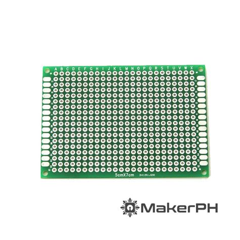 5x7cm Double Side Prototype Universal Pcb Makerph Electronics
