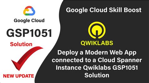 Deploy A Modern Web App Connected To A Cloud Spanner Instance