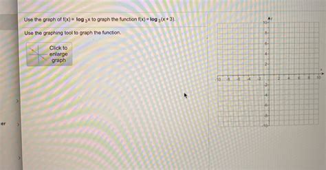 solved use the graph of f x log 3x to graph the function
