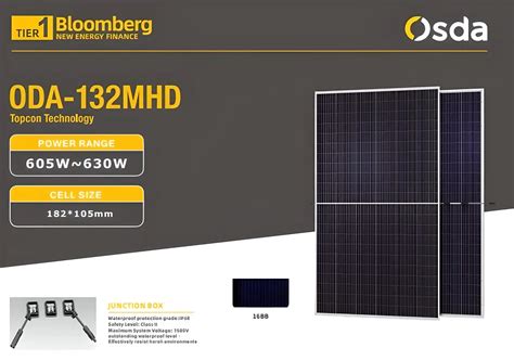 Panel Solar Osda 630w Energía Renovable En Perú Electronic Siblings Sac