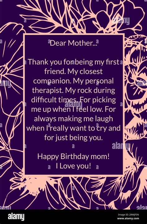 Happy Birthday I Love You Mom