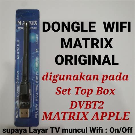 Jual Dongle Wifi Matrix Mt Dongle Wifi Receiver Parabola Dongle Usb Dongle Shopee Indonesia