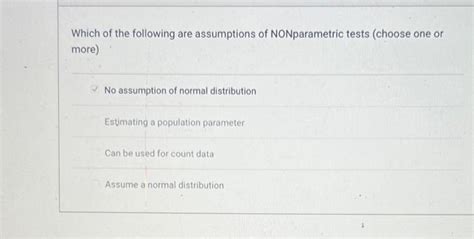 Solved Which Of The Following Are Assumptions Of Chegg