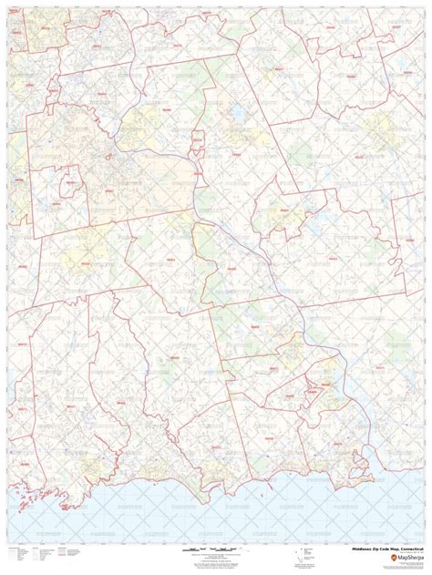 Middlesex County Zip Code Map