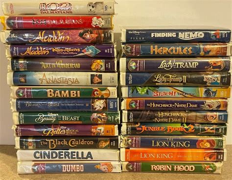 Disney Vhs Tapes Ebay Disney Vhs Tape For Sale Jdwk