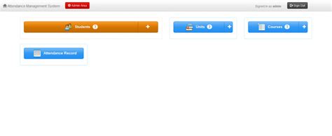 php attendance management system sourcecodester