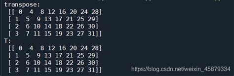 Ndarray数组转置和轴转换轴编号组成的元组是什么 Csdn博客