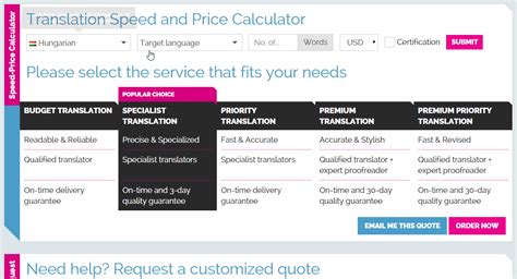 How To Request A Price Quotation VILLAM Language Services Translation