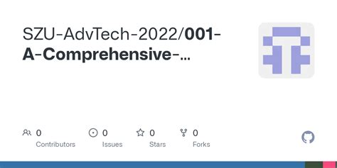 GitHub SZU AdvTech A Comprehensive Survey Of Scene Graphs Generation And Application