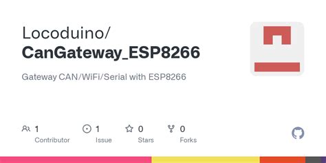 Github Locoduinocangatewayesp8266 Gateway Canwifiserial With Esp8266