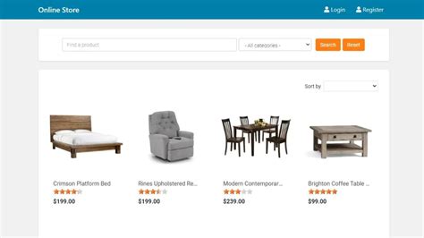 online store template create an online store app caspio marketplace