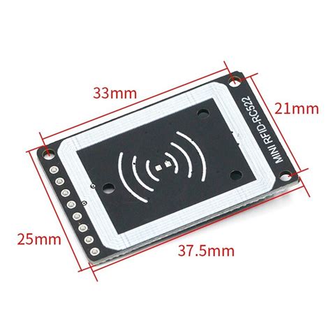 미니 rfid 무선 주파수 ic 카드 유도 읽기 및 쓰기 카드 스위핑 모듈 rc522 13 56mhz 내구성 공영 방송