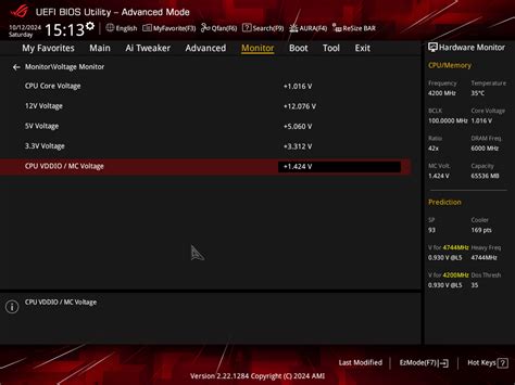 VDDIO Voltage Incorrect On ASUS B E E Gaming WiFi Hardware