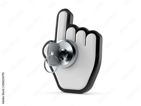 Cursor With Door Lock Stock Illustration Adobe Stock