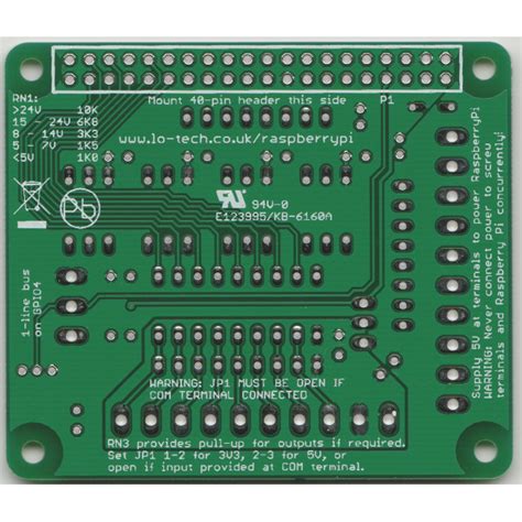 Lo Tech Gpio Interface Board Pcb