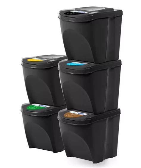 Garbage Sorting Bins 3x 25l Gsb253 Maliks Is The Best Stationery In