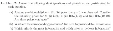 Problem 2 Answer The Following Short Questions And