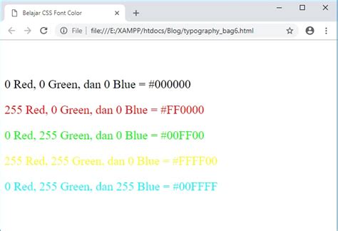 Tips Belajar CSS Typography Bag IlmuWeb NET
