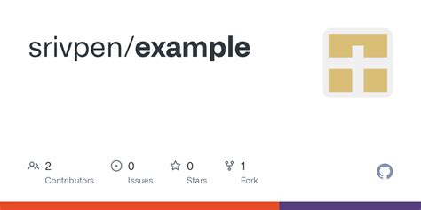 GitHub Srivpen Example