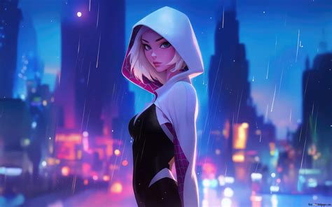Gwen Stacy Maravilha Homem Aranha 4k Baixar Papel De Parede