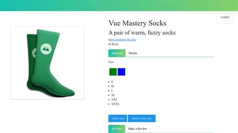 My first Vue 2 codepen [Vue Mastery: Into to Vue 2]