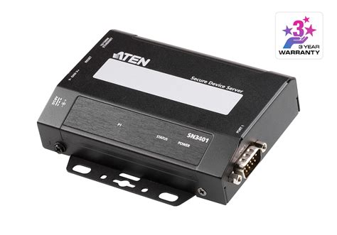 Port RS Secure Serial Device Server SN ATEN Secure Serial Device Server