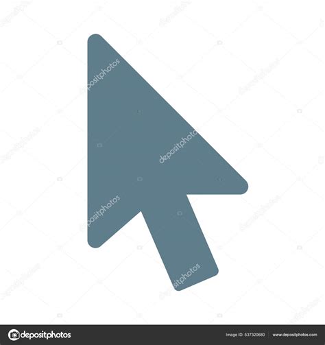 Mouse Cursor Input Movable Device Directional Navigation Stock Vector