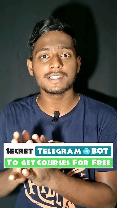 Secret Telegram Bot To Get Any Courses Free Freecourse Telegrambot