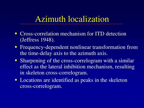 ppt speech segregation based on sound localization powerpoint