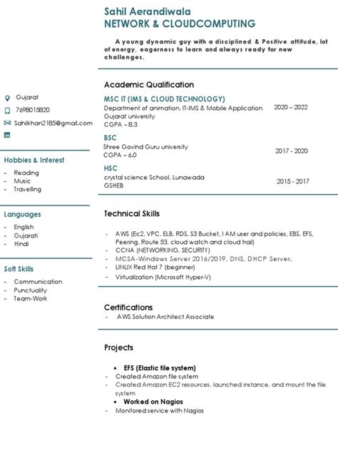 Sahil Resume Pdf