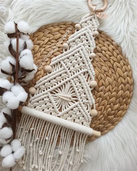 cute diy macrame christmas tree wall hanging tutorial artofit