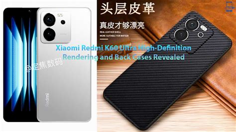 Xiaomi Redmi K Ultra High Definition Rendering And Back Cases
