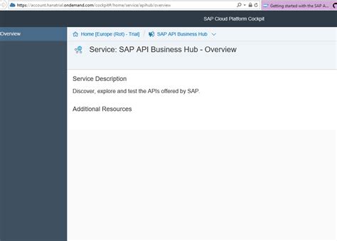 Getting Started With The SAP API Business Hub Issue Sap Tutorials Tutorials GitHub
