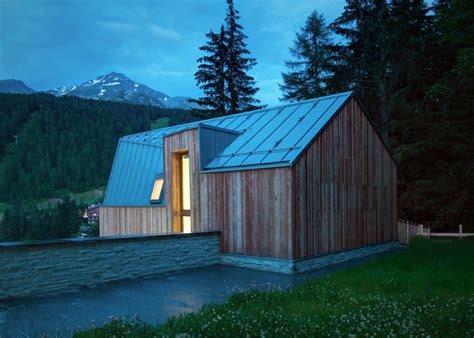 Faceted Zinc Roof Connects Wooden Gables Of Casa Fm Guest House