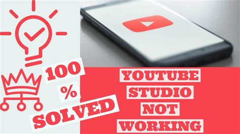 YouTube Studio Not Working Solved YouTube
