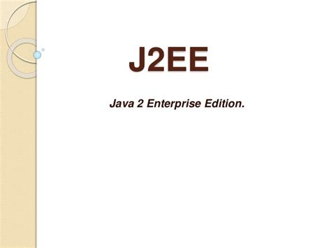 chapter2 j2ee