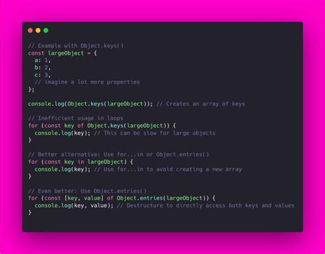 Yazan Ali On Linkedin 📉 Why You Should Rethink How You Use Objectkeys In Javascript 📉 Many