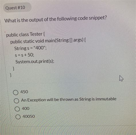 Solved What Will Be The Output Of The Below Program Public